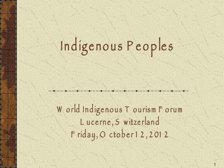 PPT - Indigenous Peoples PowerPoint Presentation, free download - ID ...
