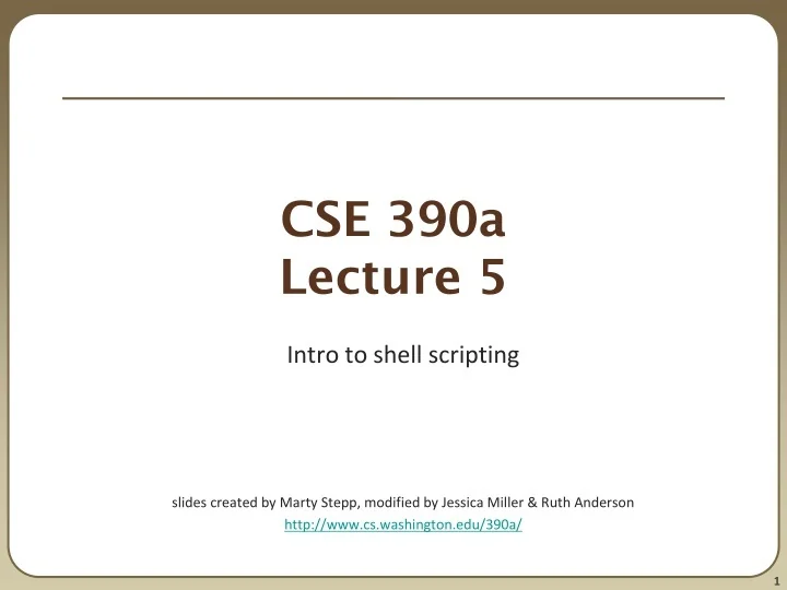 PPT - CSE 390a Lecture 5 PowerPoint Presentation, free download - ID ...