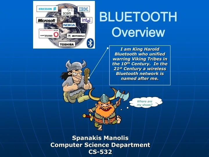 PPT - BLUETOOTH Overview PowerPoint Presentation, free download - ID ...
