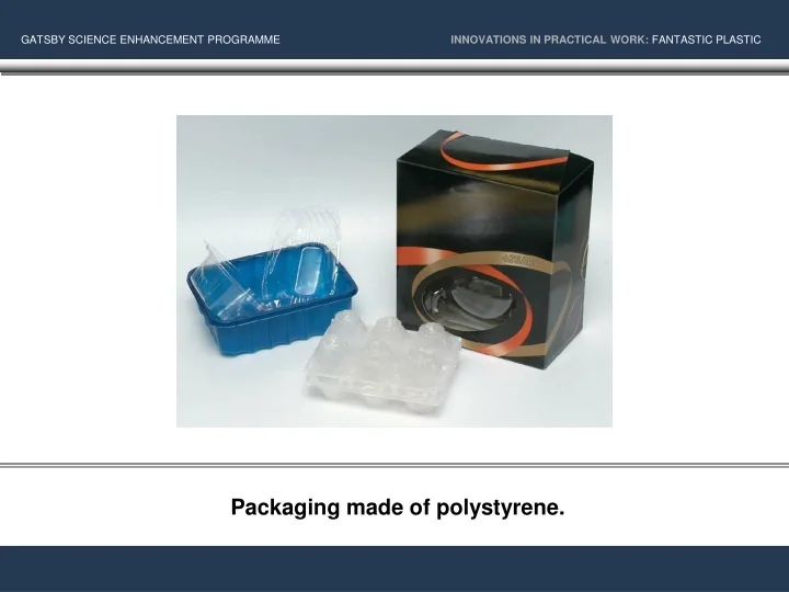 PPT - Packaging made of polystyrene. PowerPoint Presentation, free ...