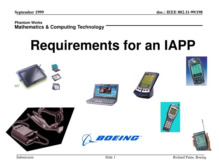PPT - Requirements for an IAPP PowerPoint Presentation, free download ...