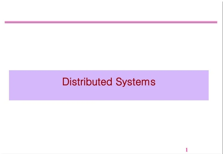 PPT - Distributed Systems PowerPoint Presentation, free download - ID ...
