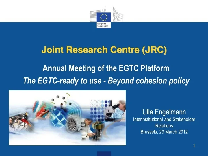 PPT - Joint Research Centre (JRC) PowerPoint Presentation, free ...