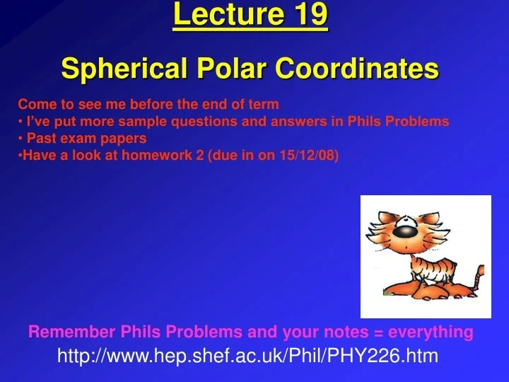 Ppt Lecture 19 Spherical Polar Coordinates Powerpoint Presentation 2436