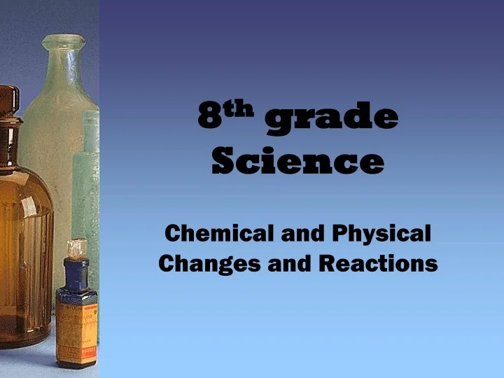 PPT - 8 th grade Science PowerPoint Presentation, free download - ID ...