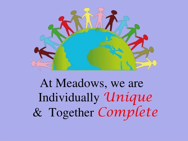 PPT - At Meadows, we are Individually Unique & Together Complete ...