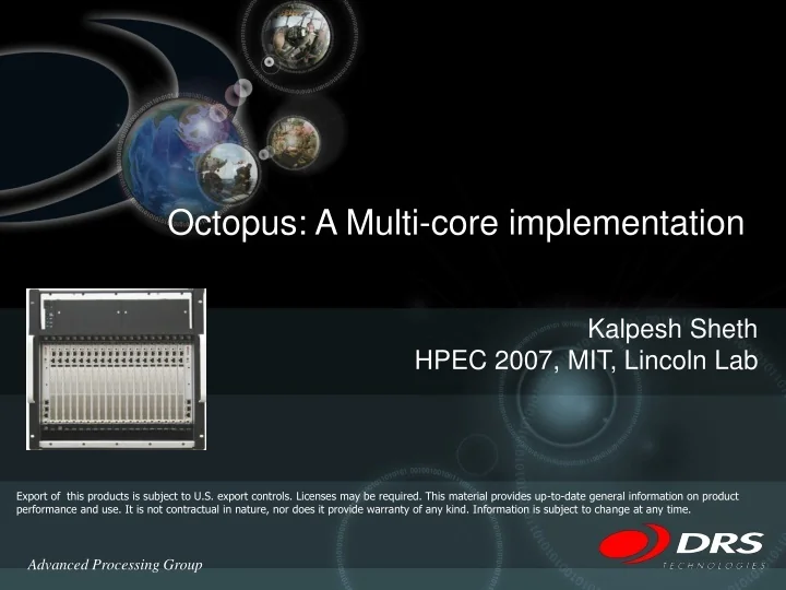 PPT - Octopus: A Multi-core implementation PowerPoint Presentation ...