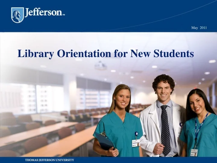 PPT - Library Orientation for New Students PowerPoint Presentation ...