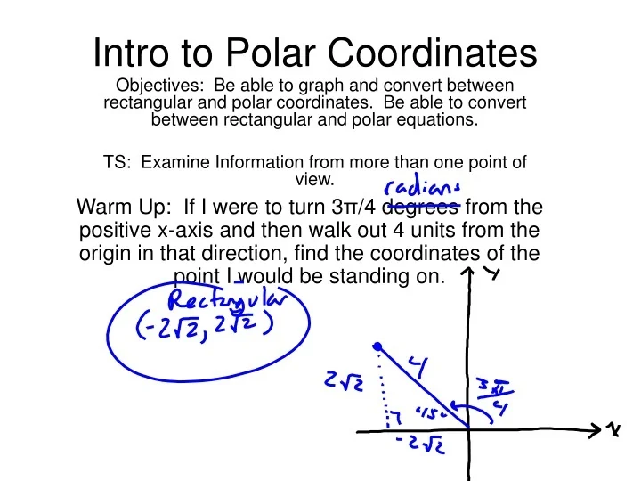 PPT - Intro to Polar Coordinates PowerPoint Presentation, free download ...