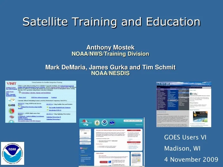 PPT - Satellite Training and Education PowerPoint Presentation, free ...
