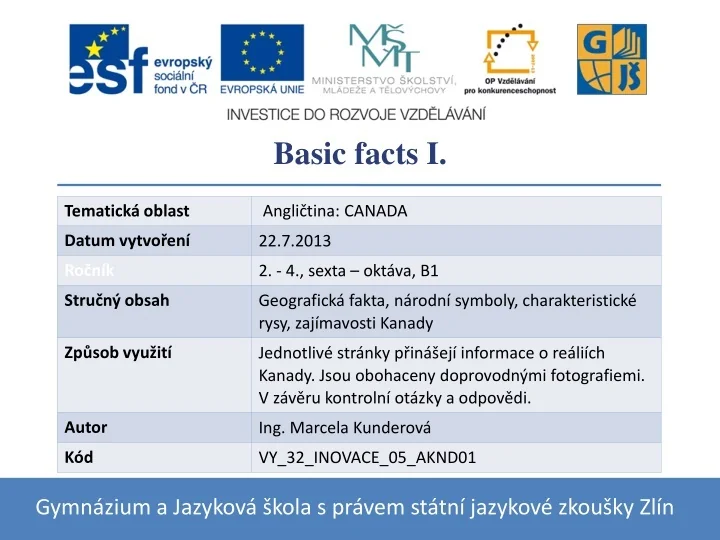 PPT - Basic facts I. PowerPoint Presentation, free download - ID:9712629