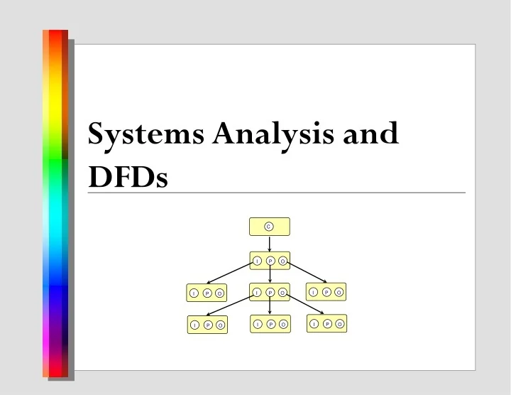 PPT - Systems Analysis and DFDs PowerPoint Presentation, free download ...