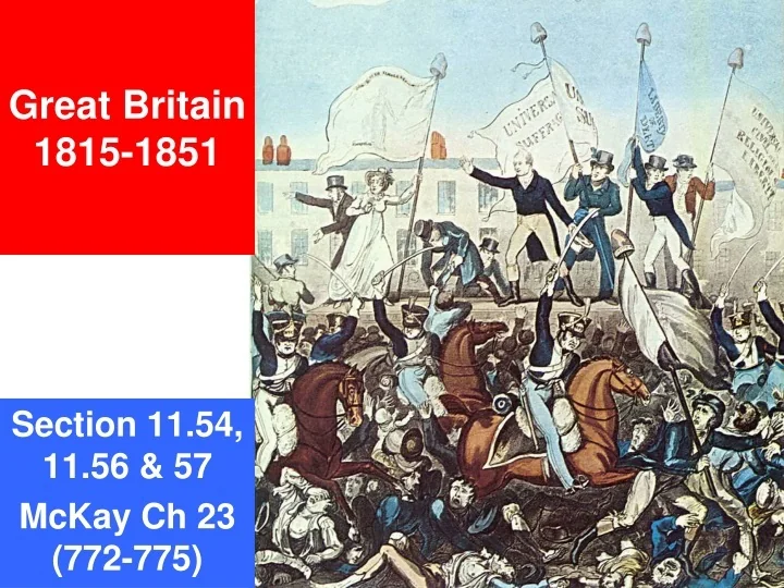 PPT - Great Britain 1815-1851 PowerPoint Presentation, free download ...