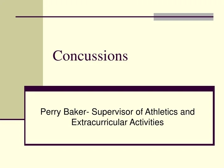 PPT - Concussions PowerPoint Presentation, free download - ID:9717119