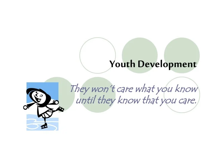PPT - Youth Development PowerPoint Presentation, free download - ID:9718203