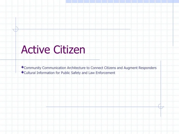 PPT - Active Citizen PowerPoint Presentation, free download - ID:9719206