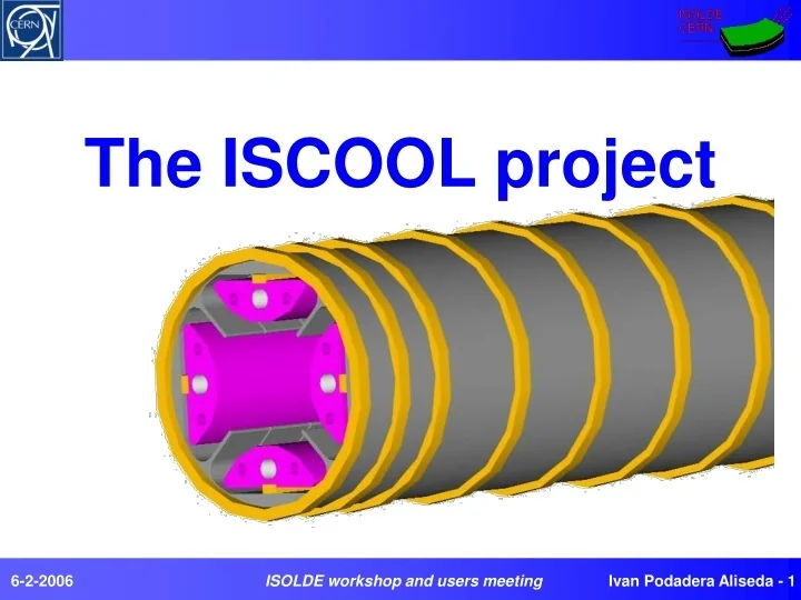 PPT - The ISCOOL project PowerPoint Presentation, free download - ID ...