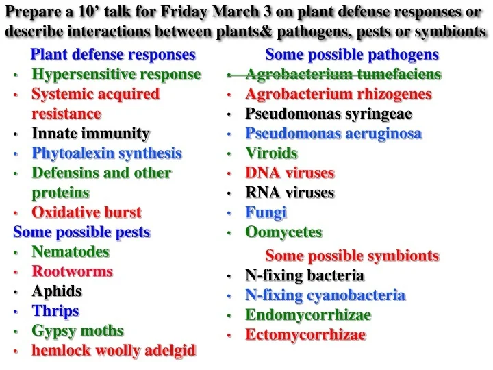 PPT - Plant defense responses Hypersensitive response Systemic acquired ...