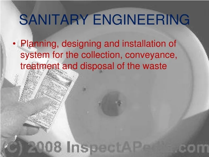 PPT - SANITARY ENGINEERING PowerPoint Presentation, free download - ID ...