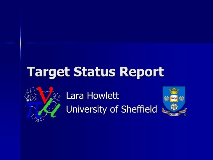 PPT - Target Status Report PowerPoint Presentation, free download - ID ...
