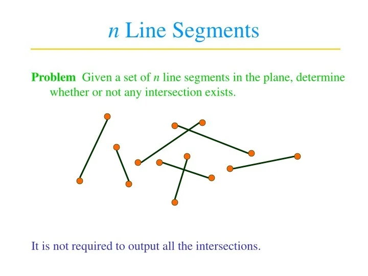 PPT - n Line Segments PowerPoint Presentation, free download - ID:9721605