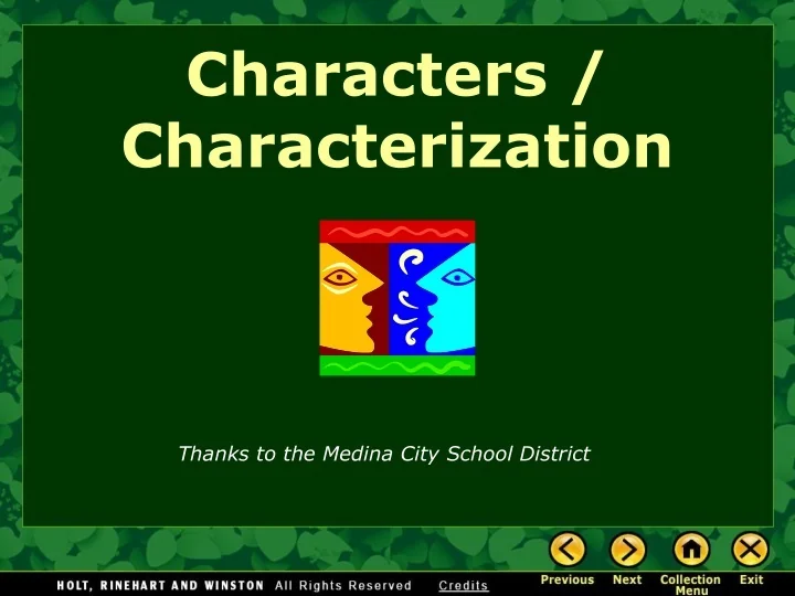 PPT - Characters / Characterization PowerPoint Presentation, free ...
