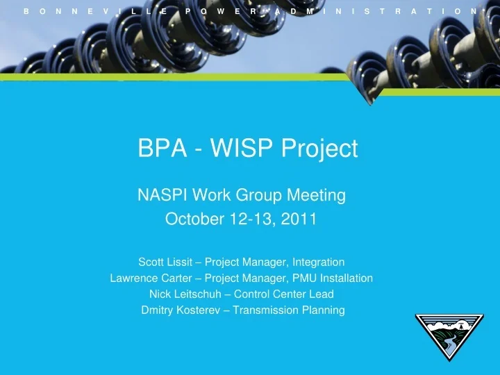 PPT - BPA - WISP Project PowerPoint Presentation, free download - ID ...