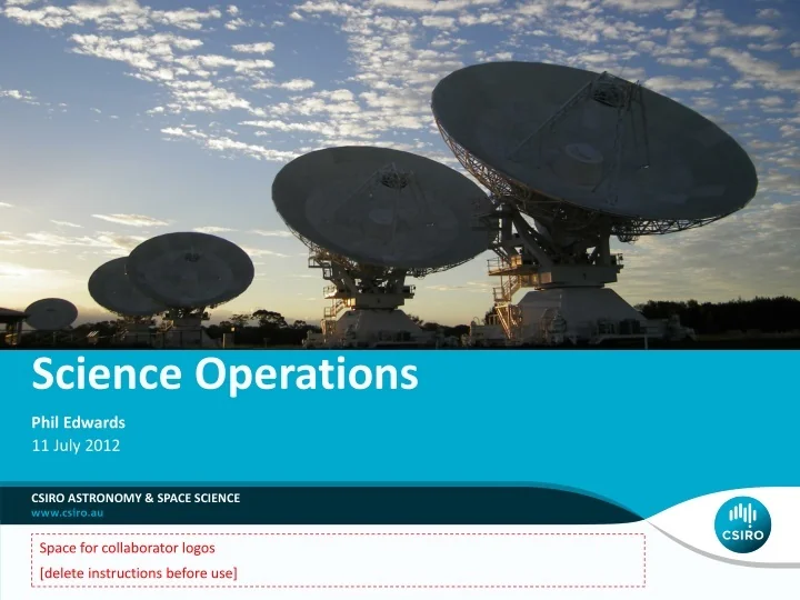 PPT - Science Operations PowerPoint Presentation, free download - ID ...