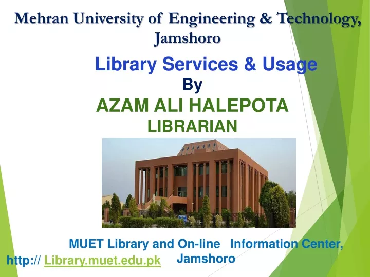PPT - Mehran University of Engineering & Technology, Jamshoro ... PPT - Mehran University of Engineering & Technology, Jamshoro ...