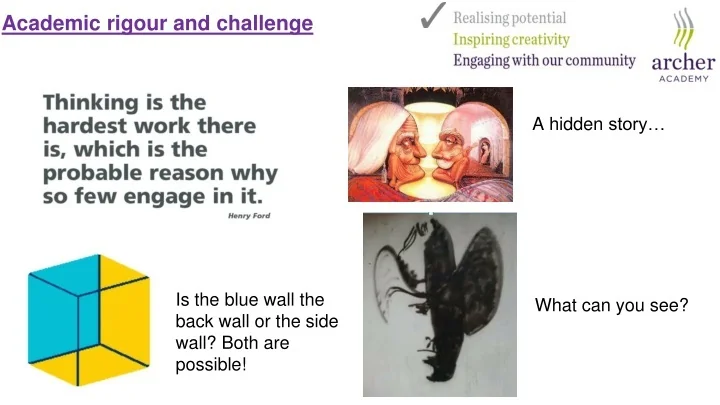 PPT - Academic rigour and challenge PowerPoint Presentation, free ...