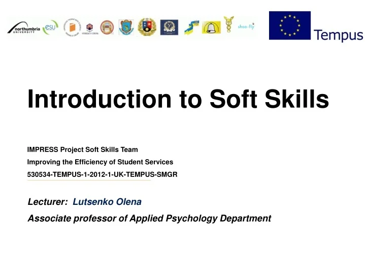 PPT - Introduction to Soft Skills PowerPoint Presentation, free ...