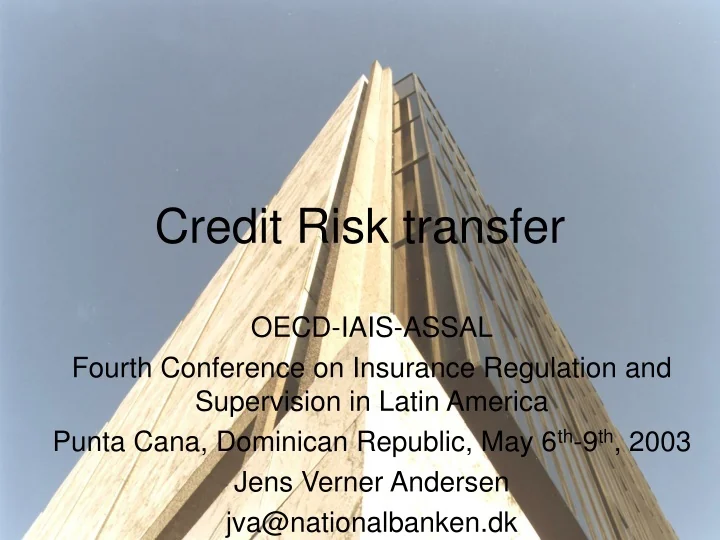 PPT - Credit Risk transfer PowerPoint Presentation, free download - ID ...