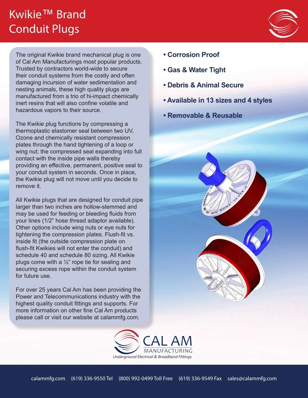 PPT - Kwikie Brand Duct Plugs - Cal Am Manufacturing PowerPoint Presentation - ID:9798512