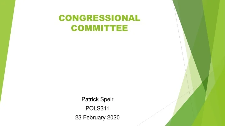 PPT - Committee Presentation PowerPoint Presentation, free download ...
