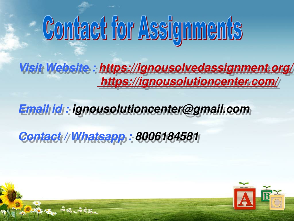 PPT - IGNOU SOLVED ASSIGNMENT PowerPoint Presentation, free download ... PPT - IGNOU SOLVED ASSIGNMENT PowerPoint Presentation, free download ...