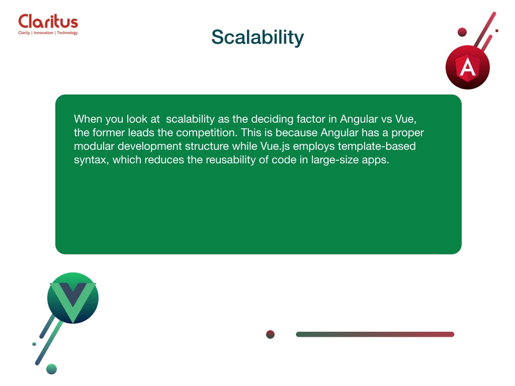 Ppt Top Factors To Determine The Right Development Option In Between Angular And Vuejs