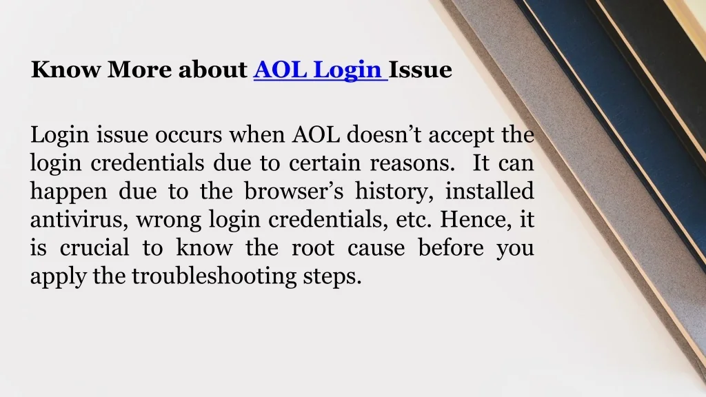 PPT - Step by step procedure to Login into AOL Account PowerPoint ...
