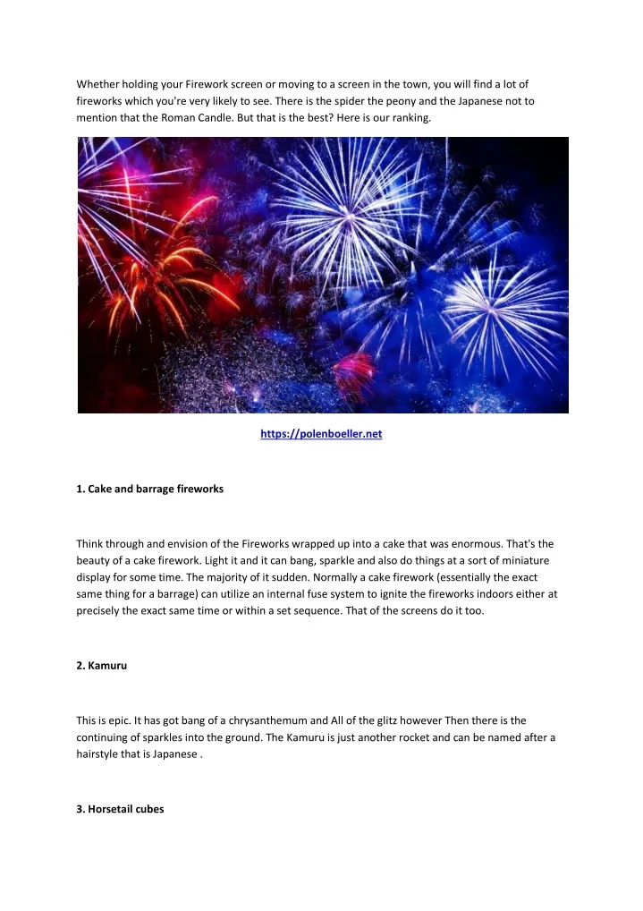 PPT - Top 7 Fireworks PowerPoint Presentation, free download - ID:9924913