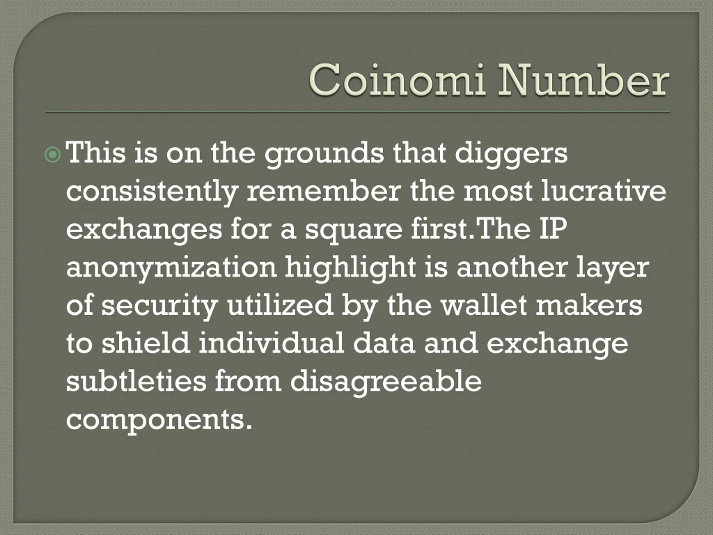 PPT - Coinomi 1-810-355-4365 Coinomi Privacy and Security PowerPoint ...
