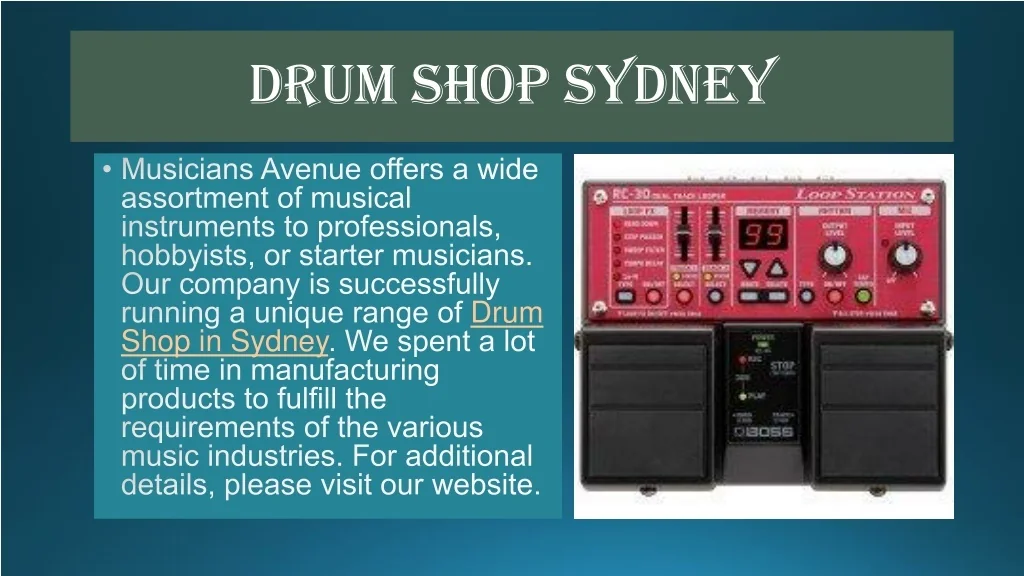 PPT - Musical Instruments Sydney PowerPoint Presentation, free download ...