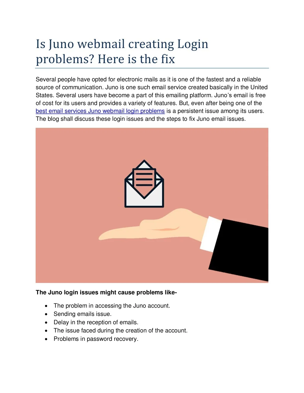 PPT - Is Juno webmail creating Login problems? Here is the fix ...