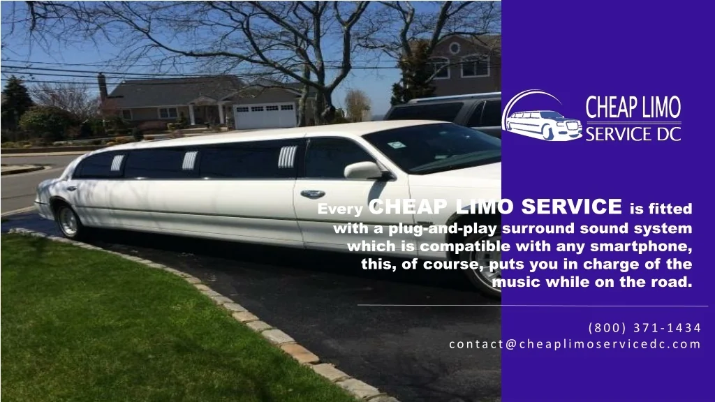 PPT - Affordable Limo Services Have Made Their Way to Washington DC ...